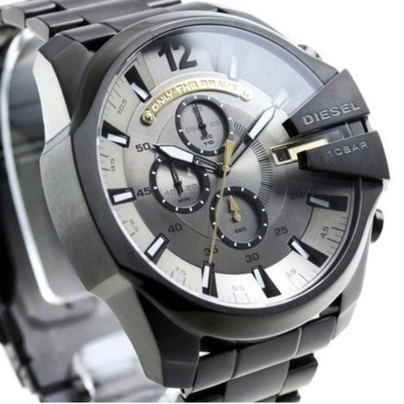 Diesel | Accessories | Nwt Diesel Mens Mega Chief Chronograph Black ...